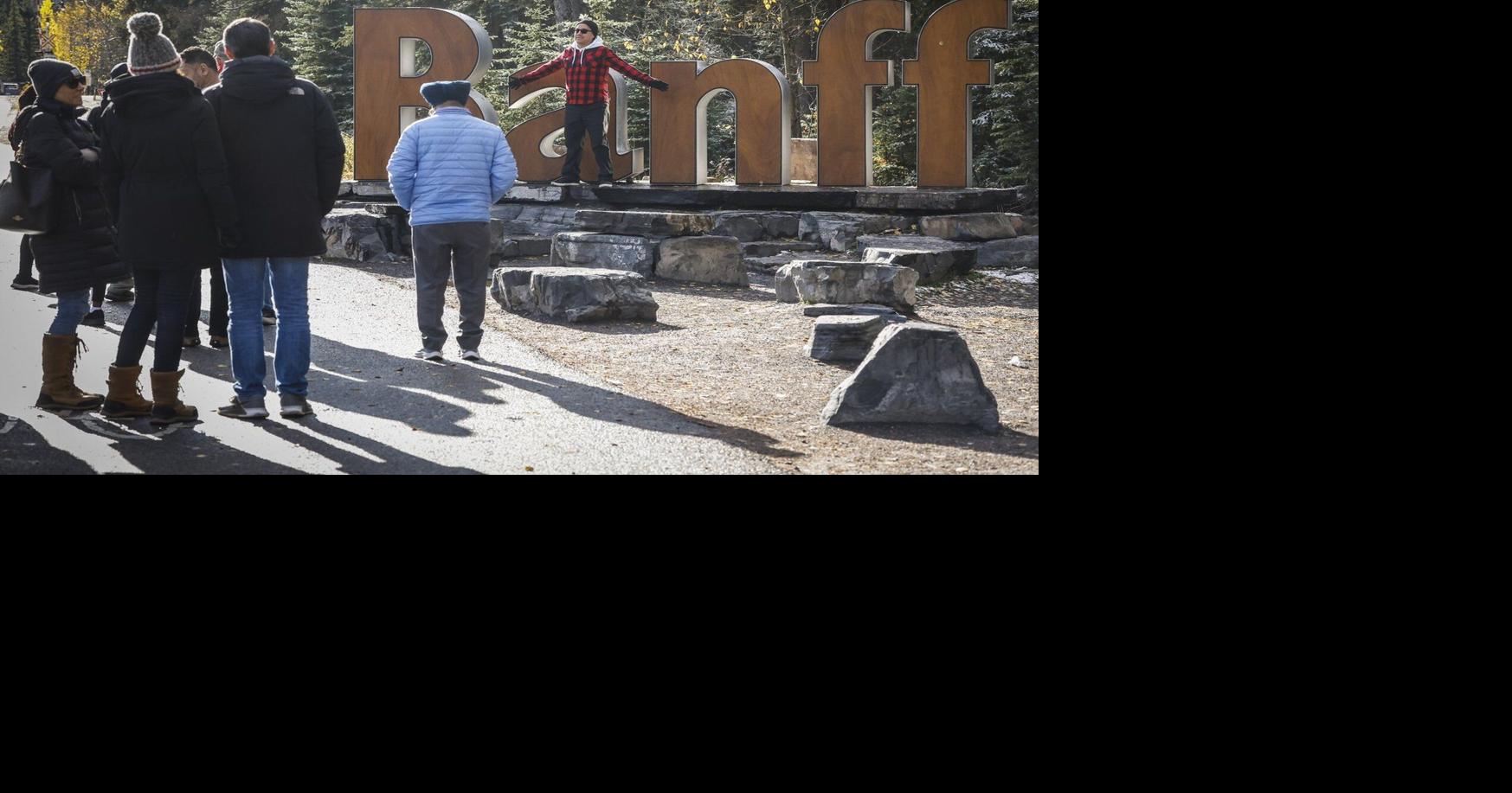Banff sign to move to safer spot for tourist selfies in fall