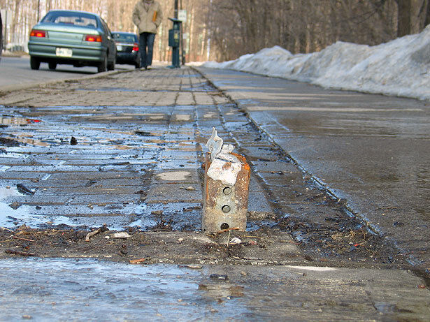 A spring in your step - and a gash on your leg