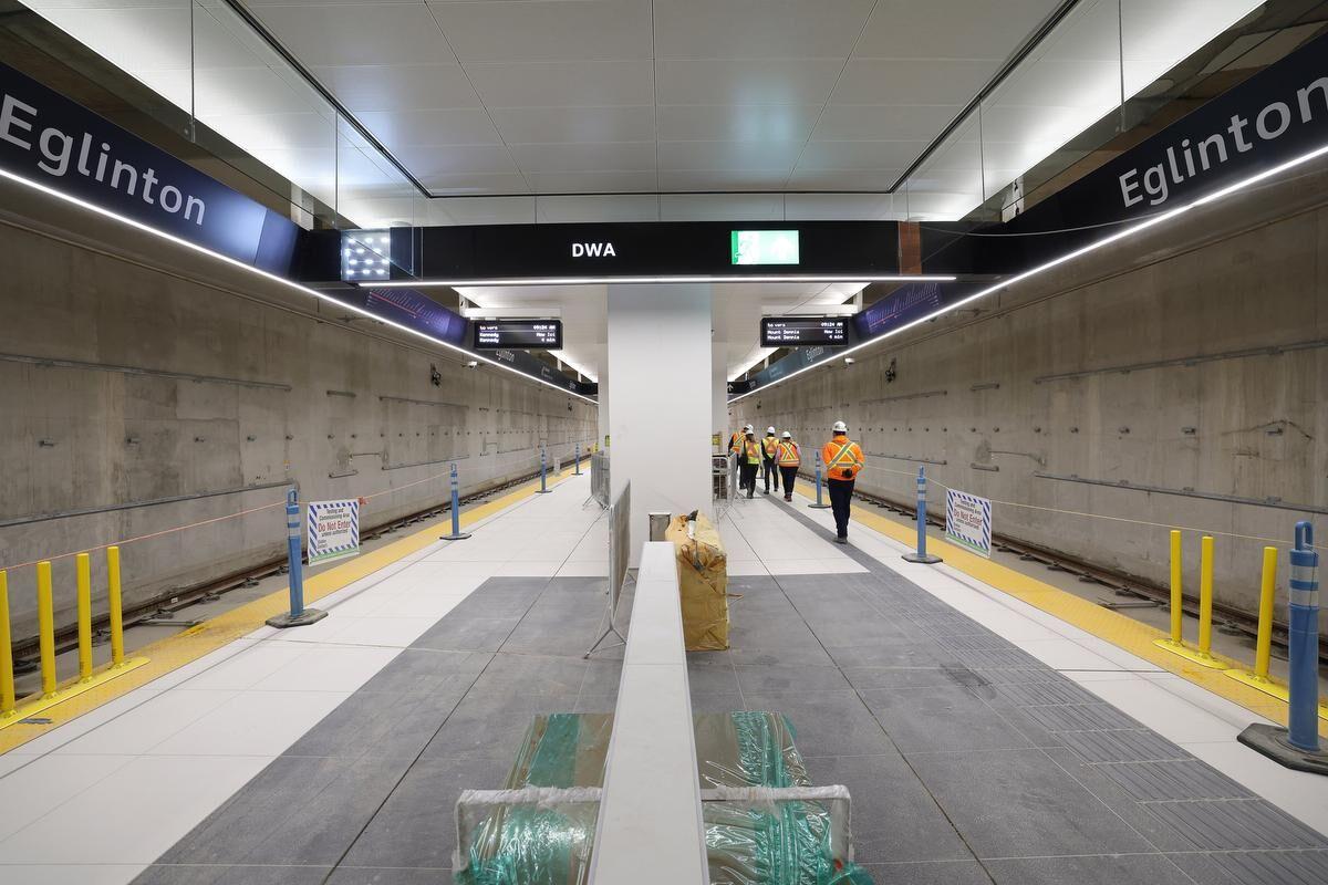 An exclusive first look inside the Eglinton Crosstown LRT line