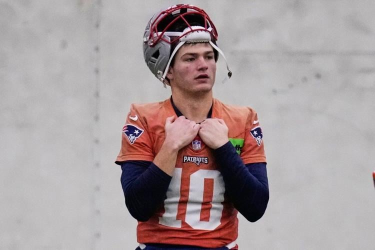 Patriots QB Drake Maye misses practice with illness, the latest hiccup ...