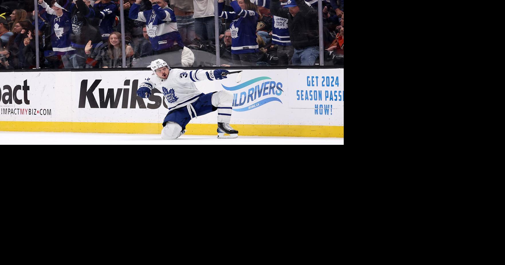 Matthews caps Leafs shot show against Ducks with OT winner