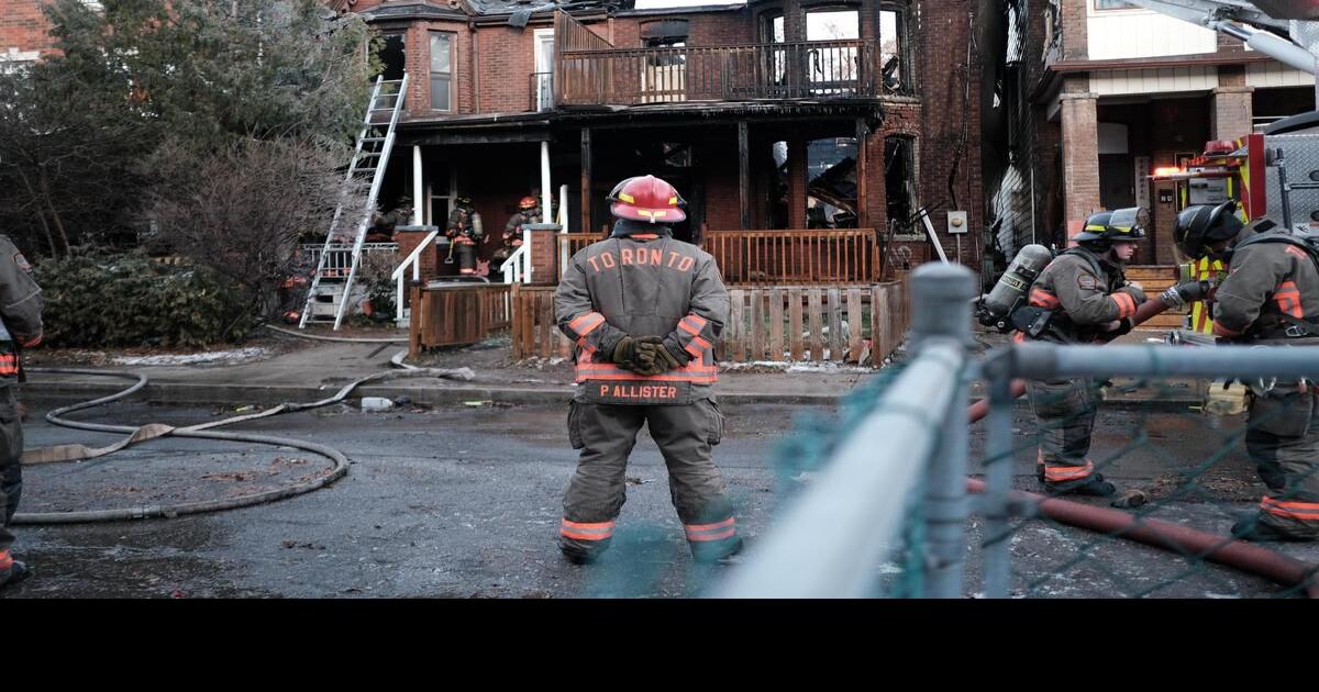 Two-alarm fire destroyed house in downtown Toronto