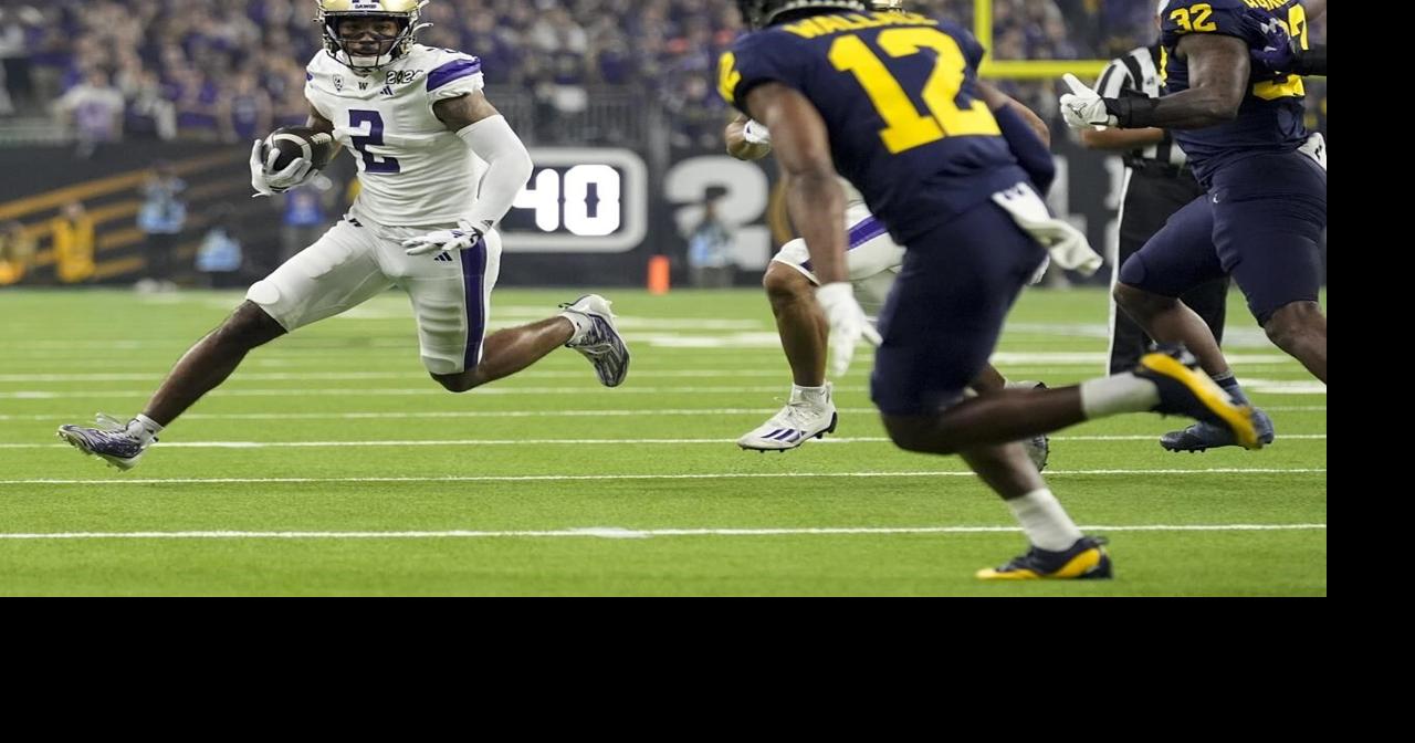 Washington trio of WR Jalen McMillan, LT Troy Fautanu and DE Bralen ...