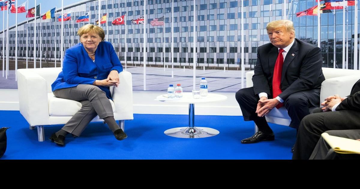 Merkel pushes back against Trump’s claim that Germany is ‘totally ...