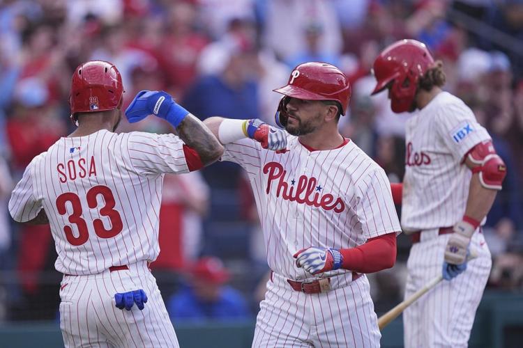 Phillies offense gets big hits late in home opener after Super Bowl ...