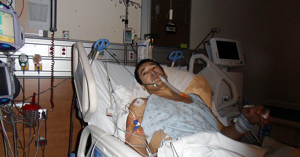 Survivor faces recovery 'all alone'