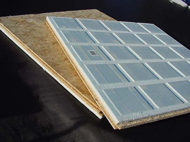 Subfloor tiles cushion hard basement floors