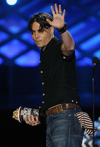 Depp, Transformers win MTV awards