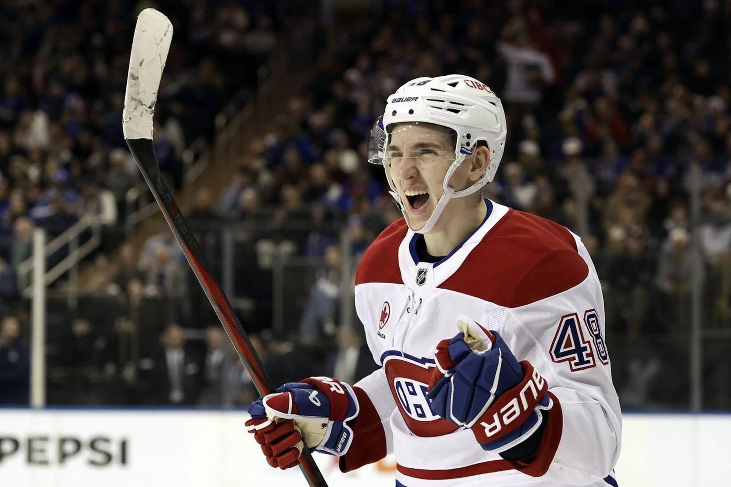 Canadiens defenseman Lane Hutson earns Calder Trophy as NHL’s rookie of ...