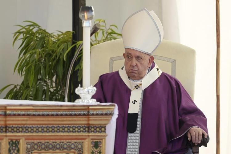 Pope Francis prays in front of graves of unborn children ahead of All ...