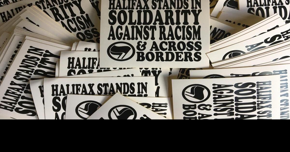 Halifax group combating hate with pro-immigration, anti-racist sticker ...