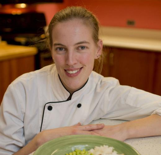 Chef Quinn Cruise cooks her signature hambaagu, a Japanese hamburger bowl