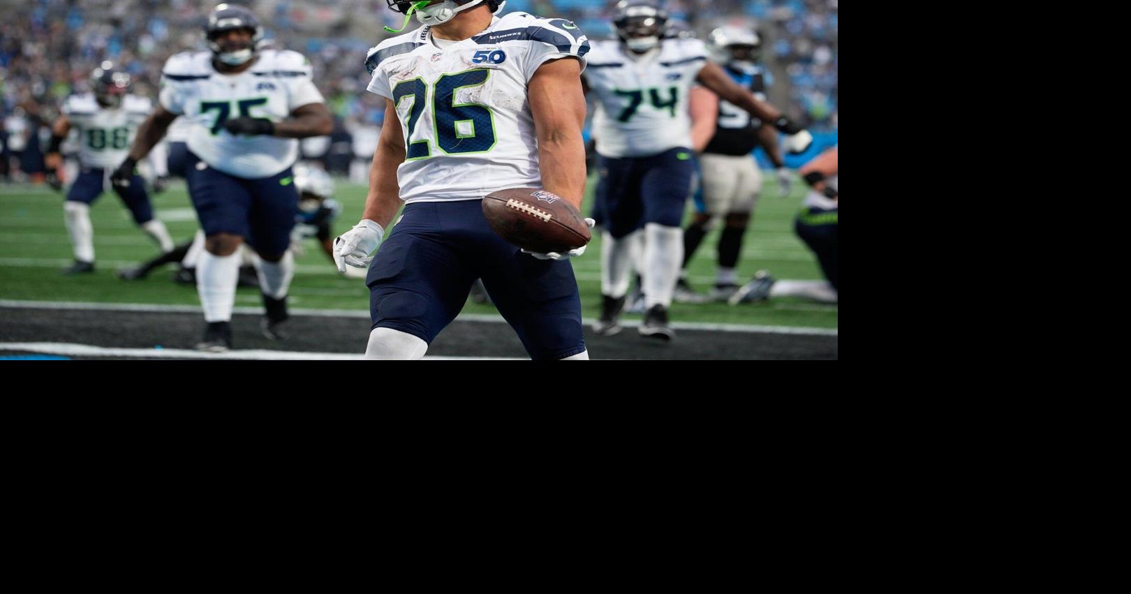 Seahawks’ running game rounding into form as they pursue No. 1 seed