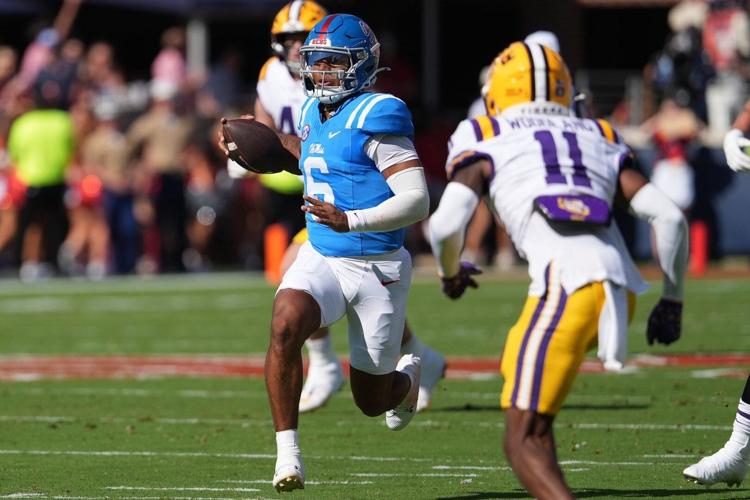 Chambliss' 385 scrimmage yards propels No. 13 Mississippi past No. 4 ...