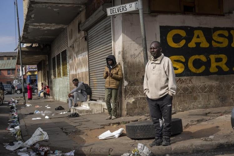 A building marked by fire and death shows the decay of South Africa's ...
