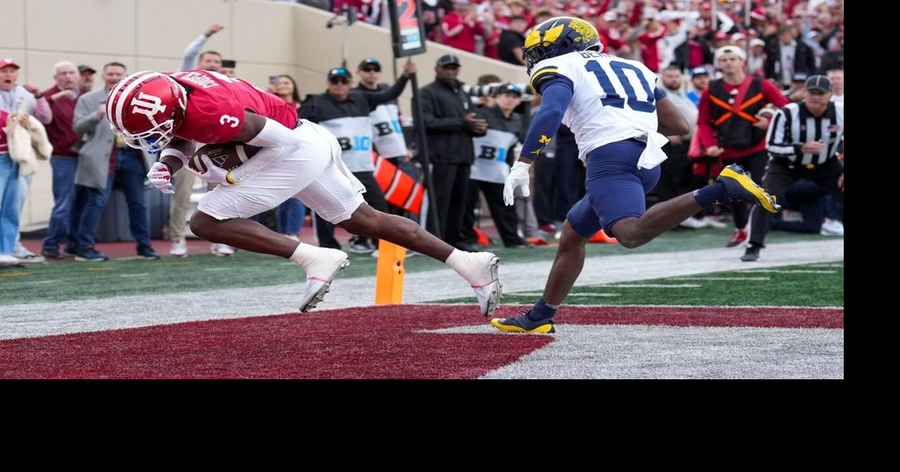 No. 8 Indiana scores 2 early TDs to beat Michigan 20-15 and earn school ...