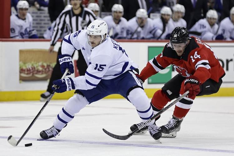 Devils’ 13-game win streak halted in 2-1 loss to Maple Leafs