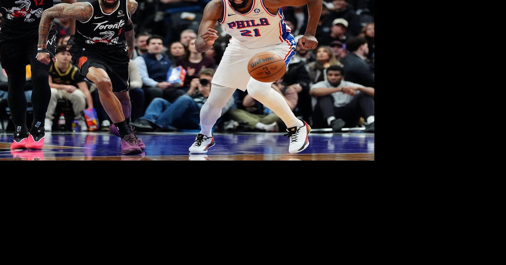 Maxey powers 76ers past Raptors 115-102; Lowry takes the court in ...