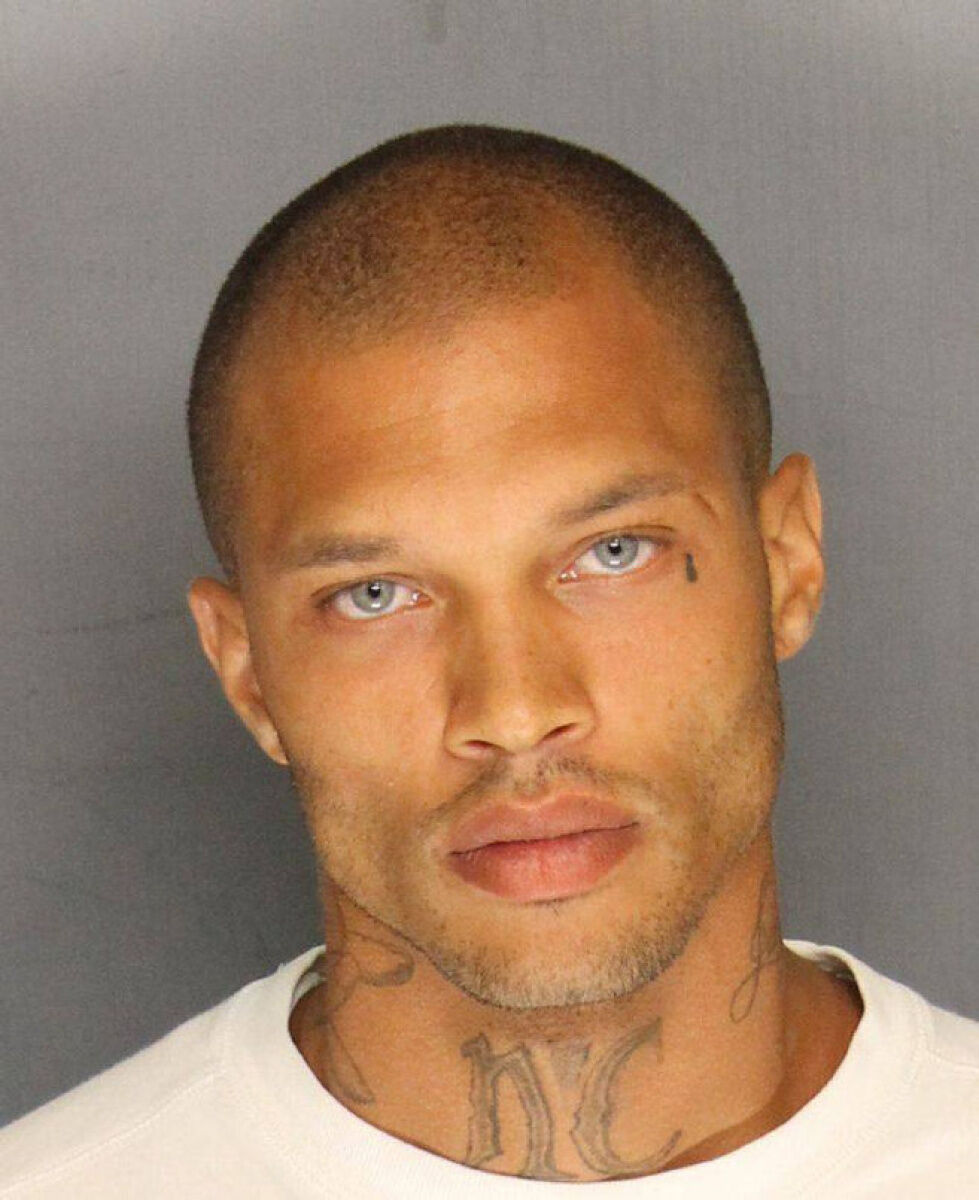 Mug shot of blue-eyed California accused felon turns him into a celeb