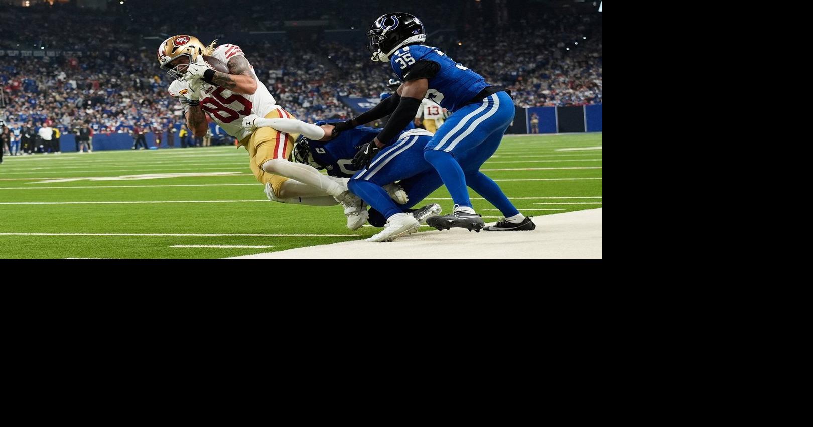 George Kittle misses practice with ankle injury, status for Niners ...