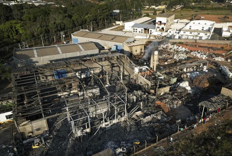 Metal factory explosion in Brazil kills 4 and injures at least 30