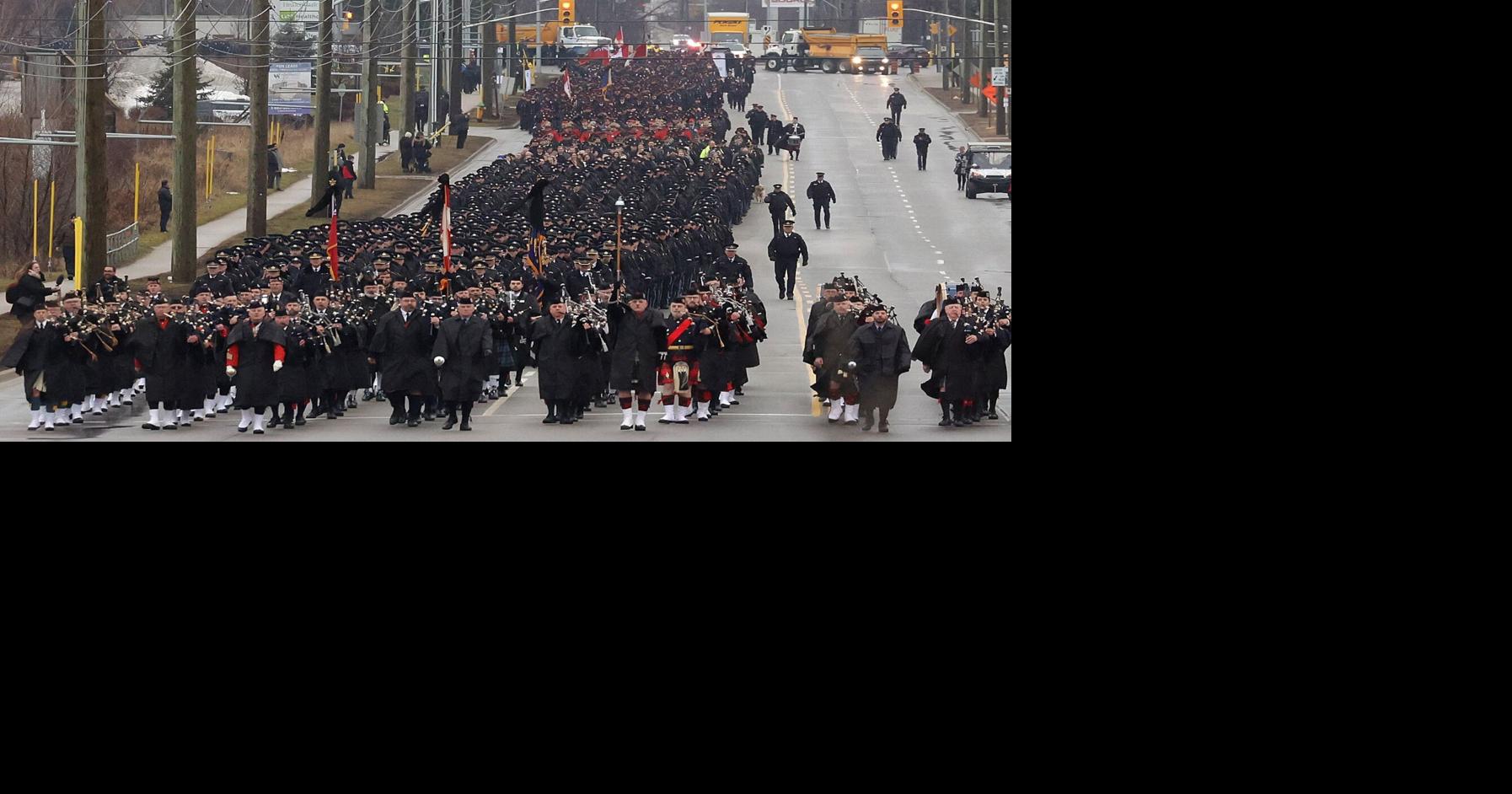 Slain OPP constable remembered at funeral