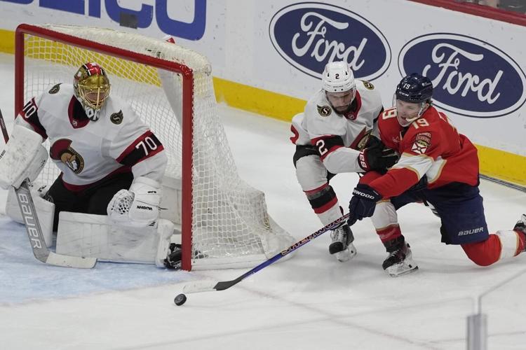 Stolarz helps Panthers blank Senators 2-0