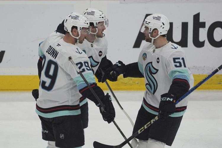 McCann's go-ahead goal in the third period lifts Kraken to 2-1 win over ...