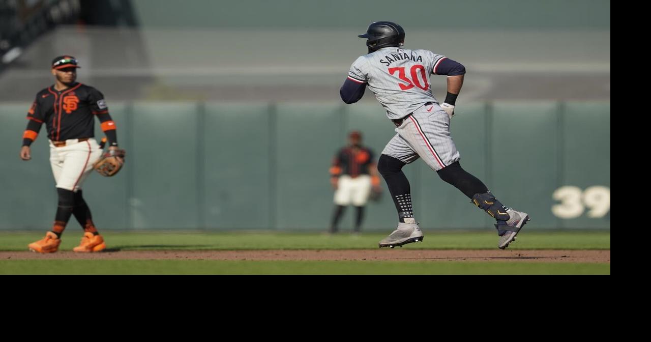 Carlos Santana homers to break 6th-inning tie, the Twins beat the ...