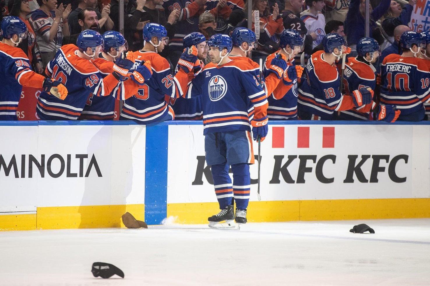 Edmonton Oilers defenceman Evan Bouchard joins elite company with six ...
