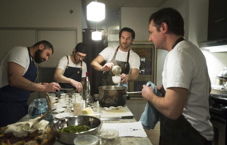 ‘The Hunter Chef’ serves a meal he hunted and foraged