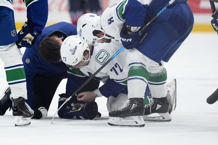 Canucks score 3 in the first, snap Washington's 4-game winning streak ...