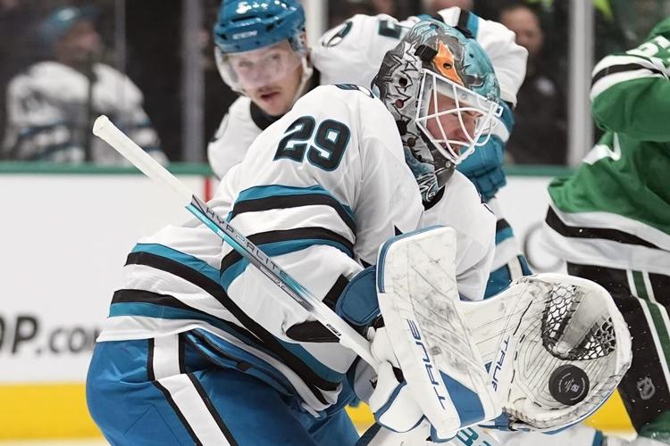 Stars remain undefeated with a 3-2 shootout win over Sharks after ...
