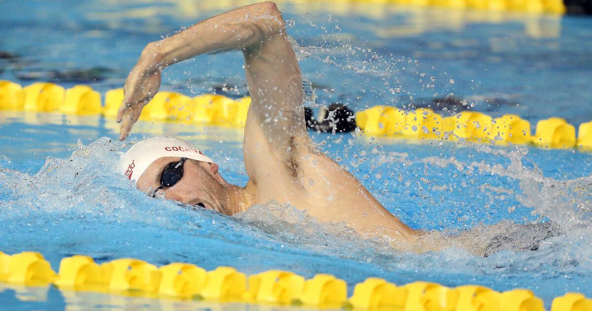 Canada’s Ryan Cochrane takes Pan Am gold in 1,500-metre freestyle swimming