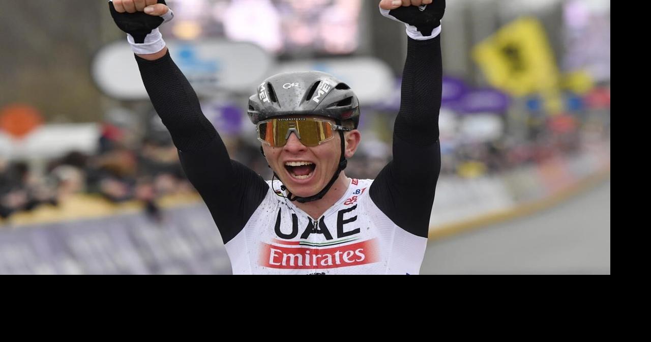 Pogacar wins Tour of Flanders for 1st time, Van der Poel 2nd