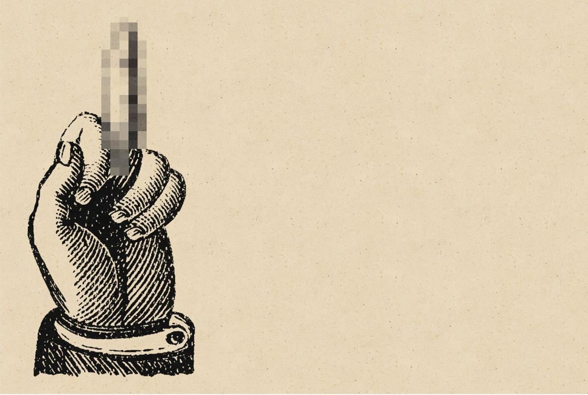 flipping the bird origin