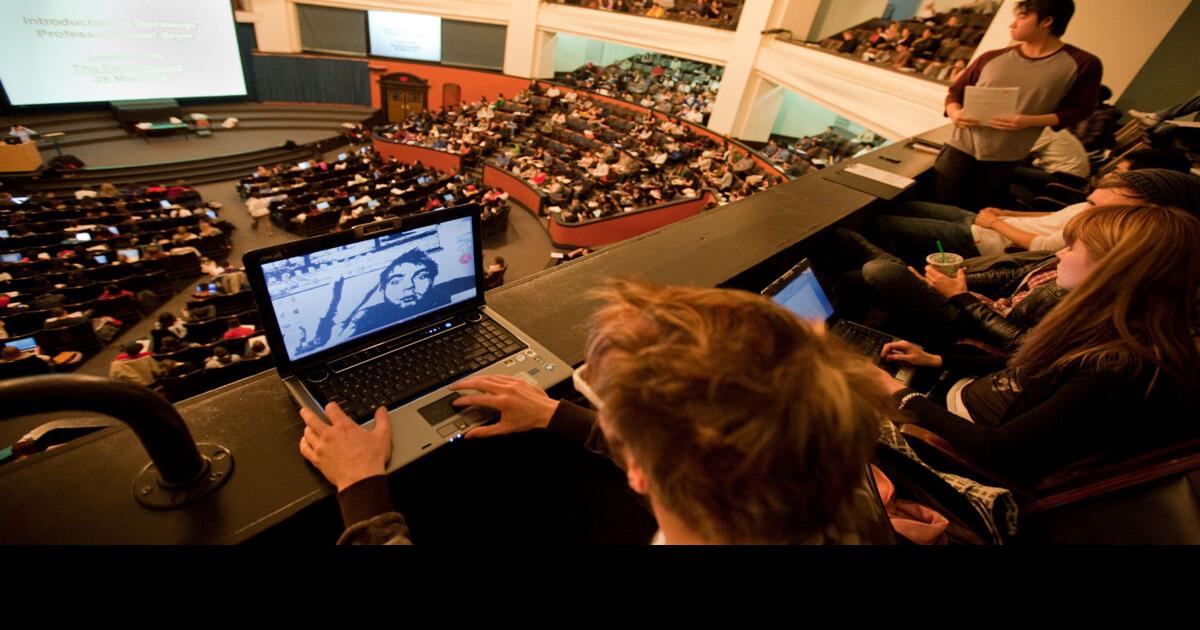 Don't ban laptops in university classrooms