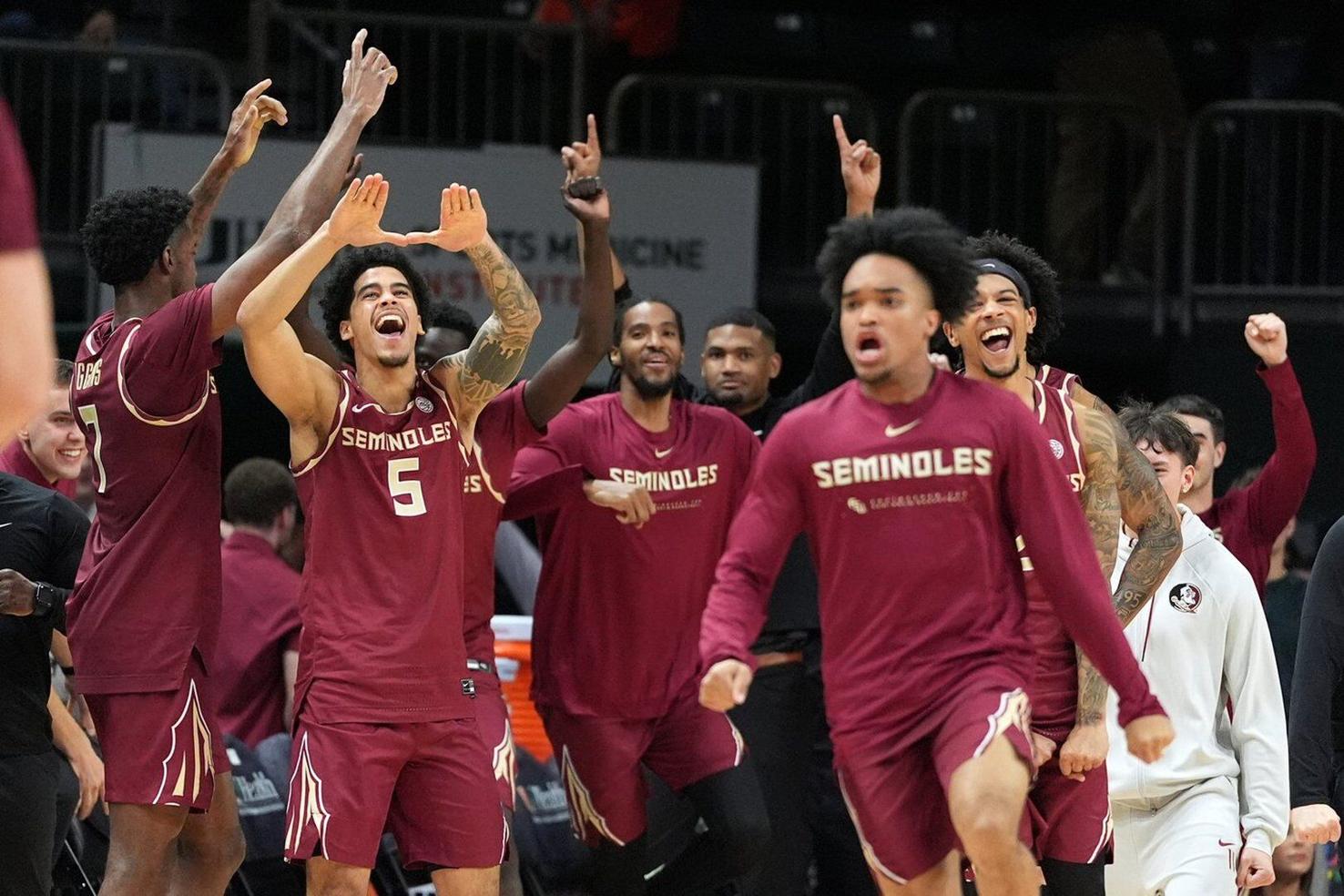 McCray's late free throws push Florida State past Miami 65-63