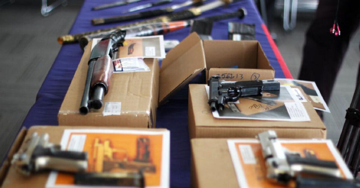 Toronto Community Housing raids uncover loaded guns, ammo, swords and drugs