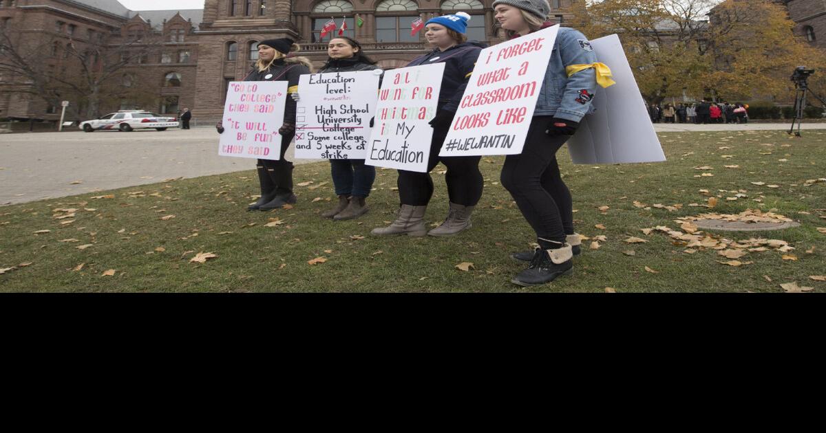 ‘Forced vote’ results in college faculty strike to come Thursday