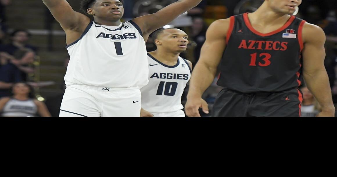 Darius Brown II, Utah State take over first in Mountain West, beating ...