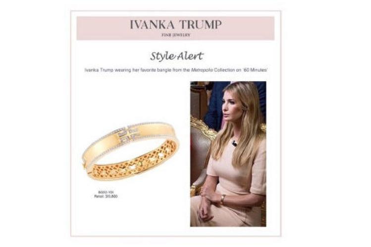 Ivanka’s $10,800 bracelet can be yours, as Trump Inc. takes over the ...