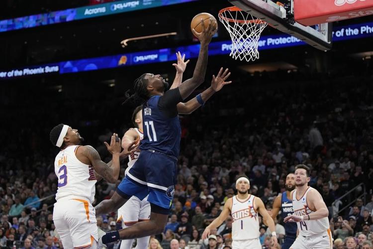 Suns score game's 1st 15 points, cruise past Timberwolves 97-87