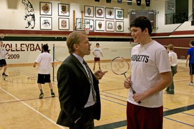 Trinity headmaster Stuart Grainger sets a firm, fair tone