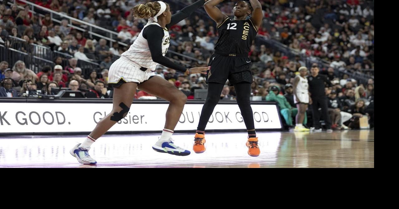 Chelsea Gray, Jackie Young lead Aces past Sky 87-59 to open their WNBA ...