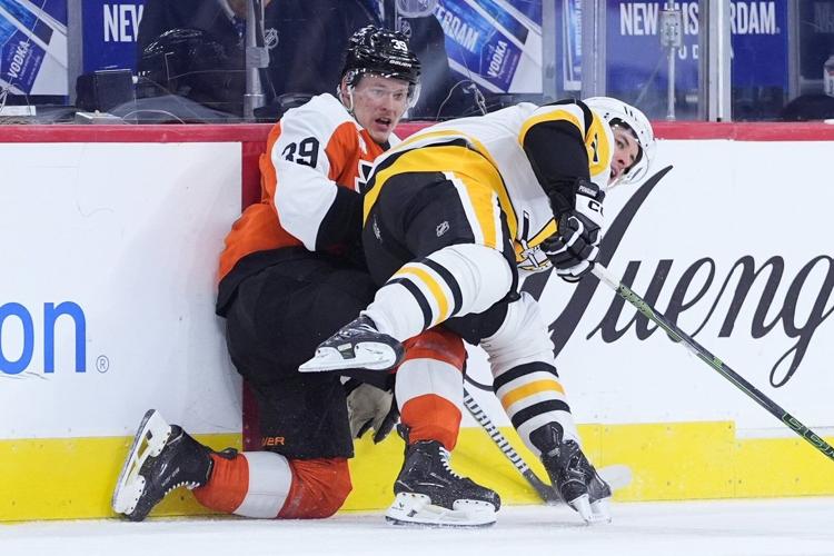 Crosby scores 58th, 59th career goals against Flyers in Penguins ...