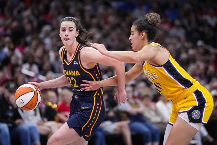 Caitlin Clark makes her 100th 3, finishes with triple-double as Fever beat Sparks 93-86