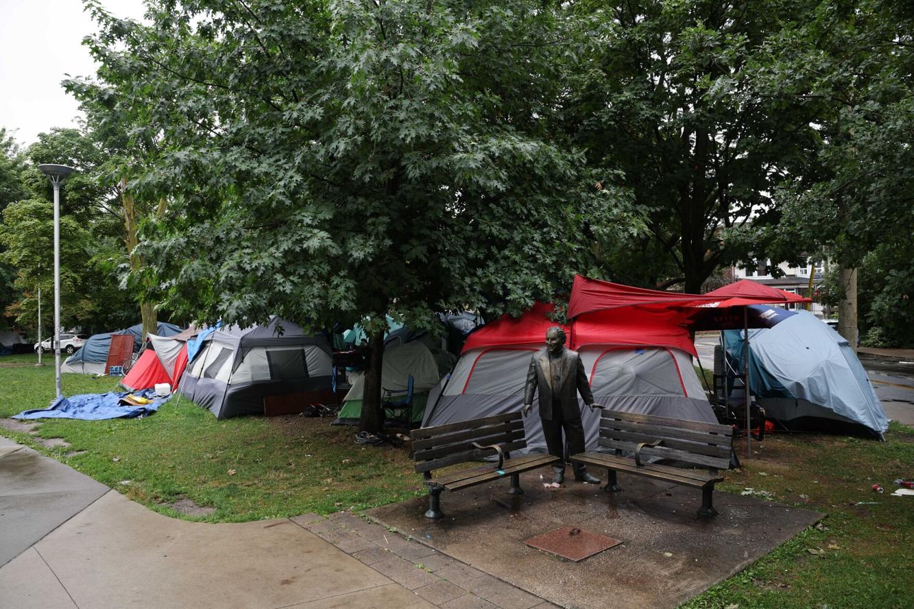 How this park suddenly became Toronto’s largest encampment