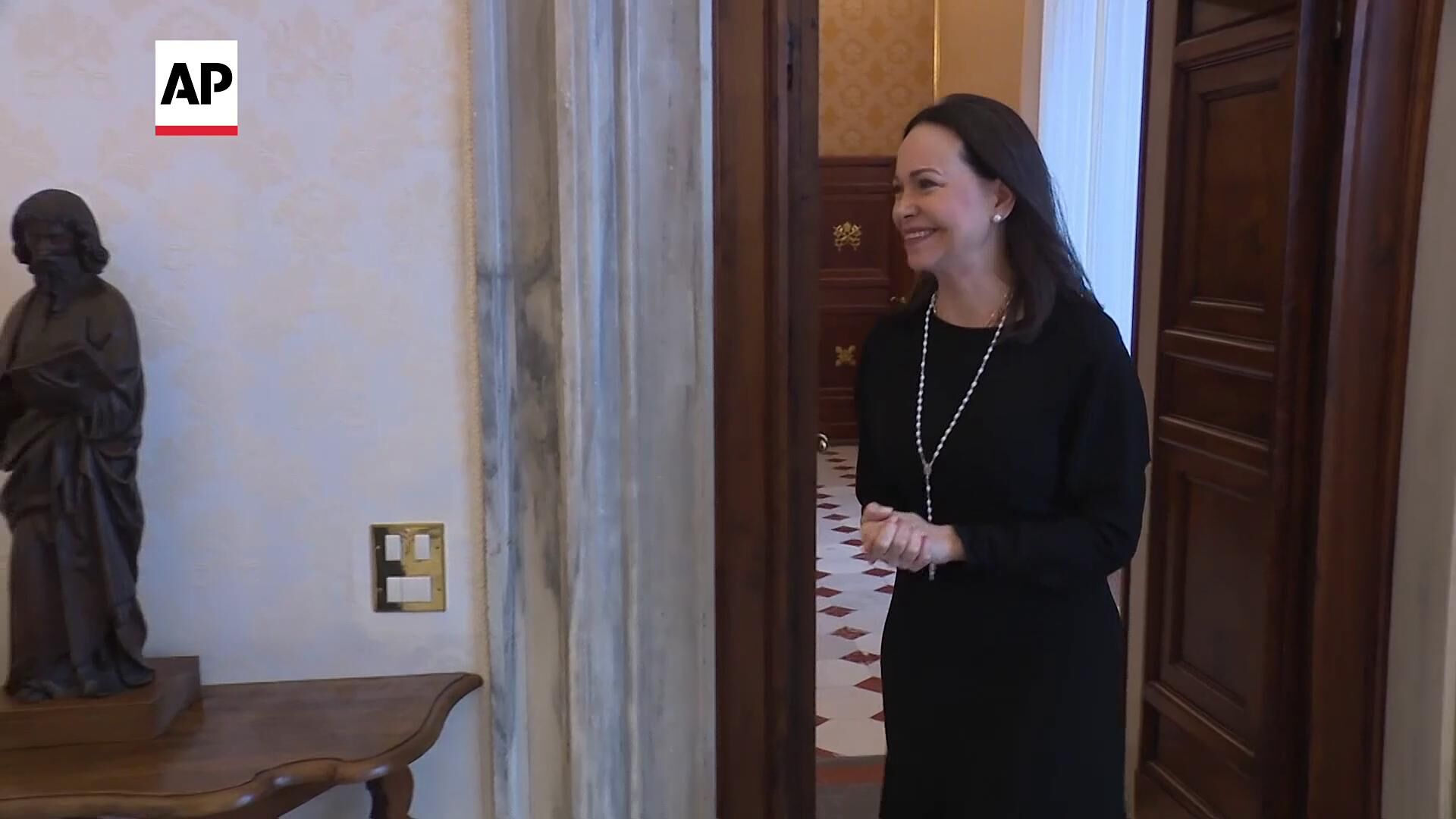 Machado seeks Pope Leo’s support for Venezuela's transition during ...