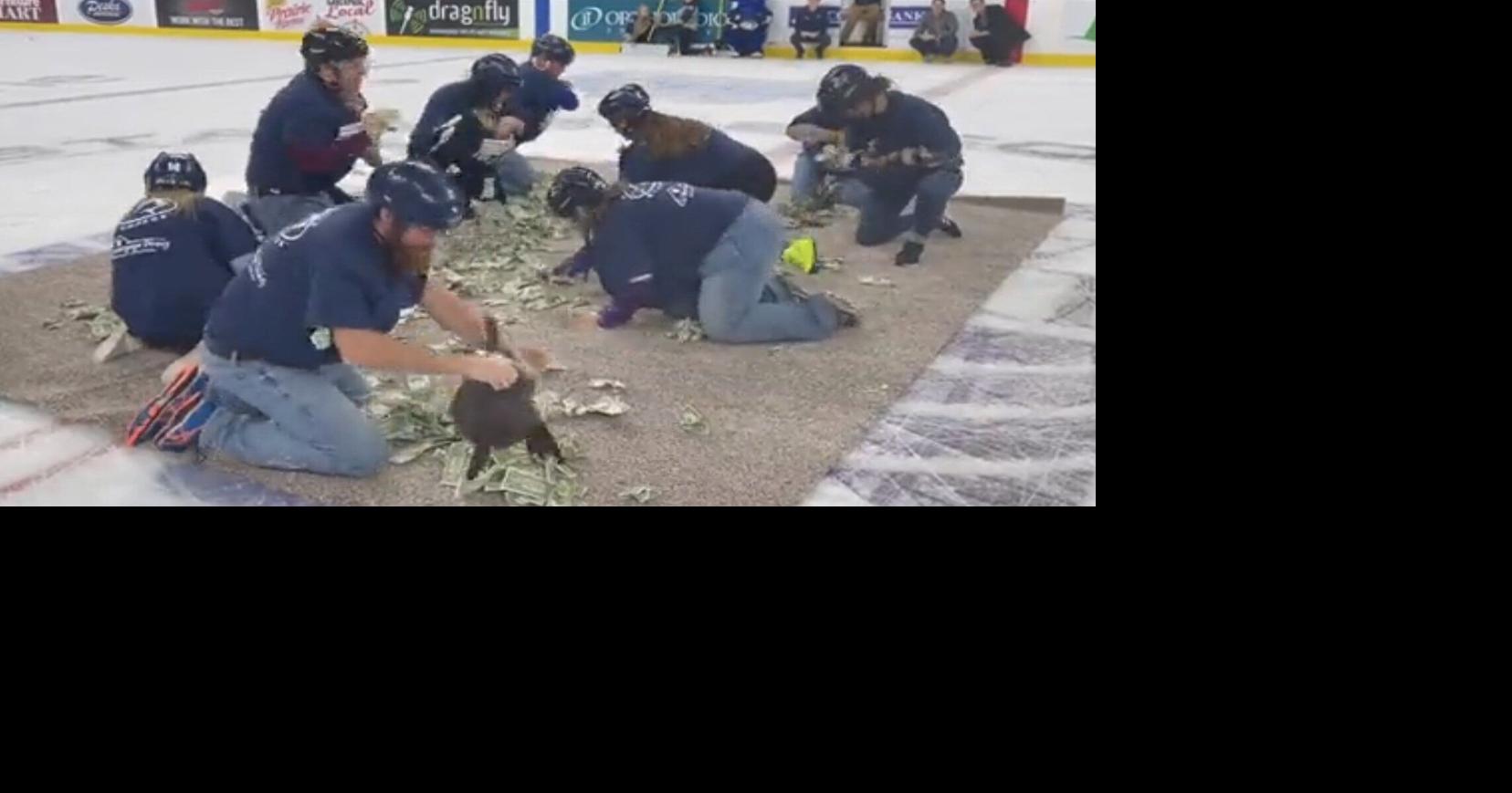 Video of U.S. teachers crawling on ice to raise money for classroom ...